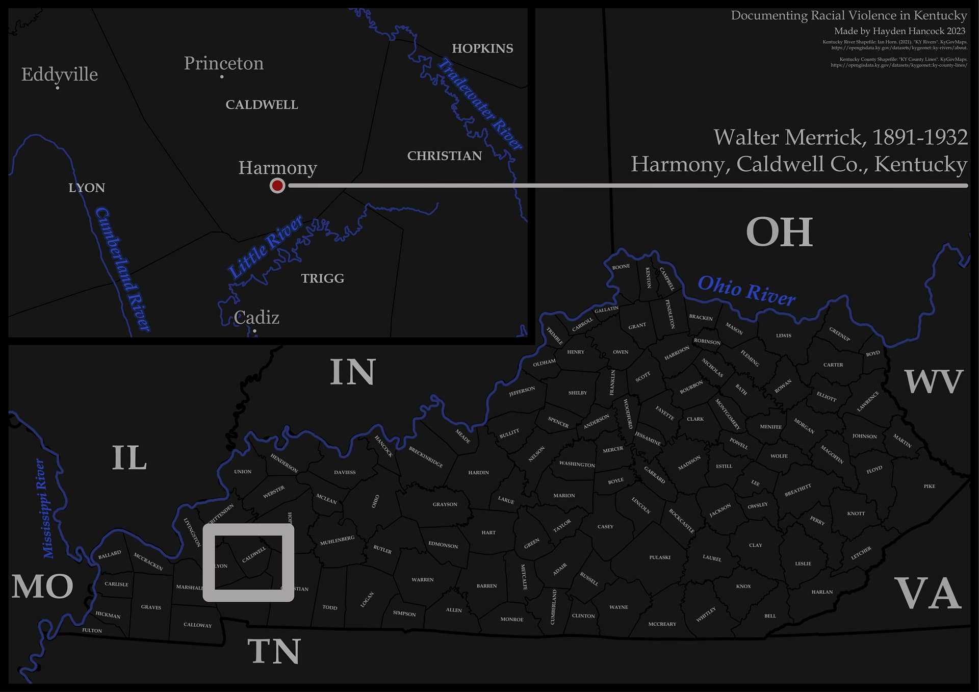 Merrick, Walter – Documenting Racial Violence in Kentucky, 1880-1955